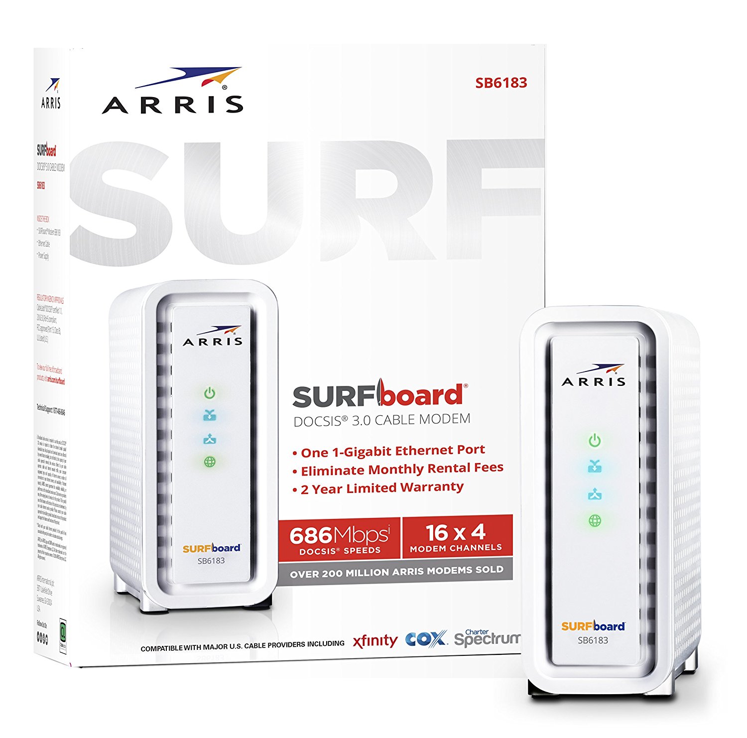 ARRIS SURFboard SB6183 Docsis 3.0 Cable Modem For $54.13 Shipped From ...