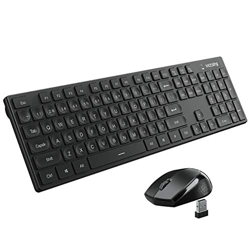 VicTsing Wireless Keyboard And Mouse Combo For $11.96 And VicTsing ...