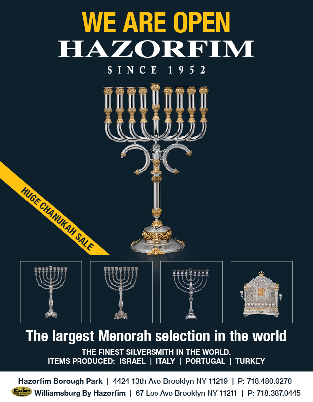 Announcing: For The First Time Hazorfim Stores Have Opened In New York ...