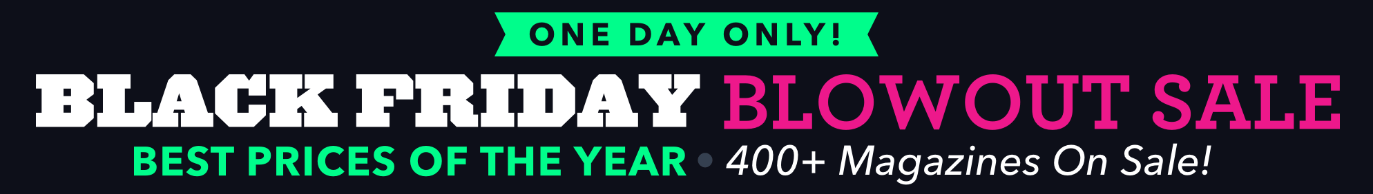 DiscountMags Black Friday Sale: Get The Lowest Priced Magazines Of The ...