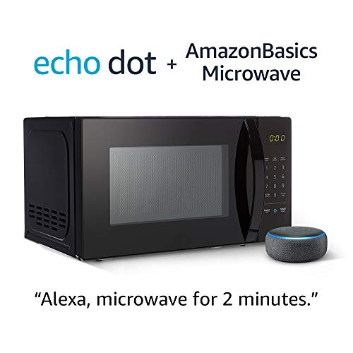 AmazonBasics Microwave With 3rd Gen Echo Dot For Just $59.99 Shipped ...