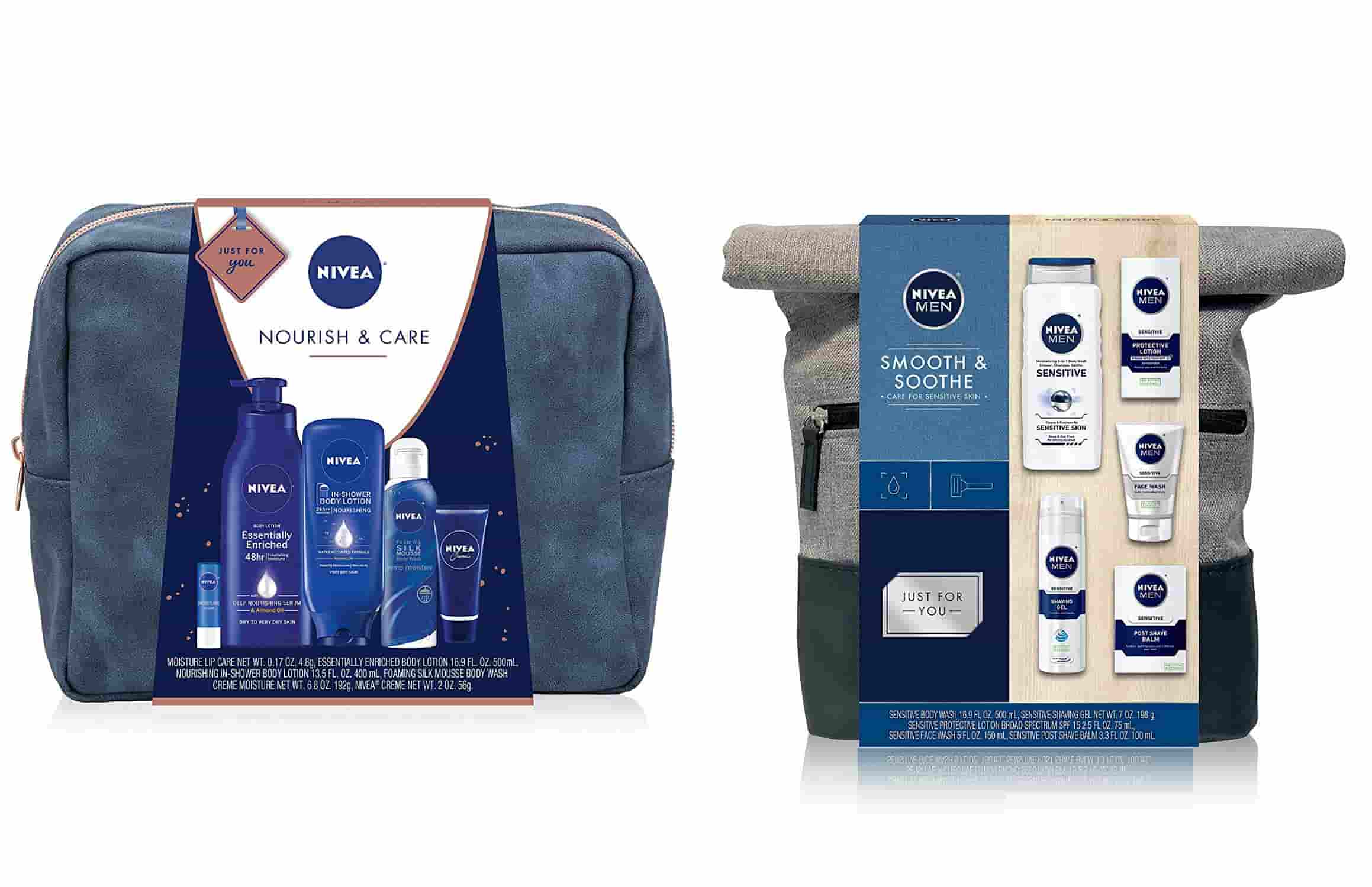 5 Piece NIVEA Luxury Collection Of Moisturizing Products With Travel ...