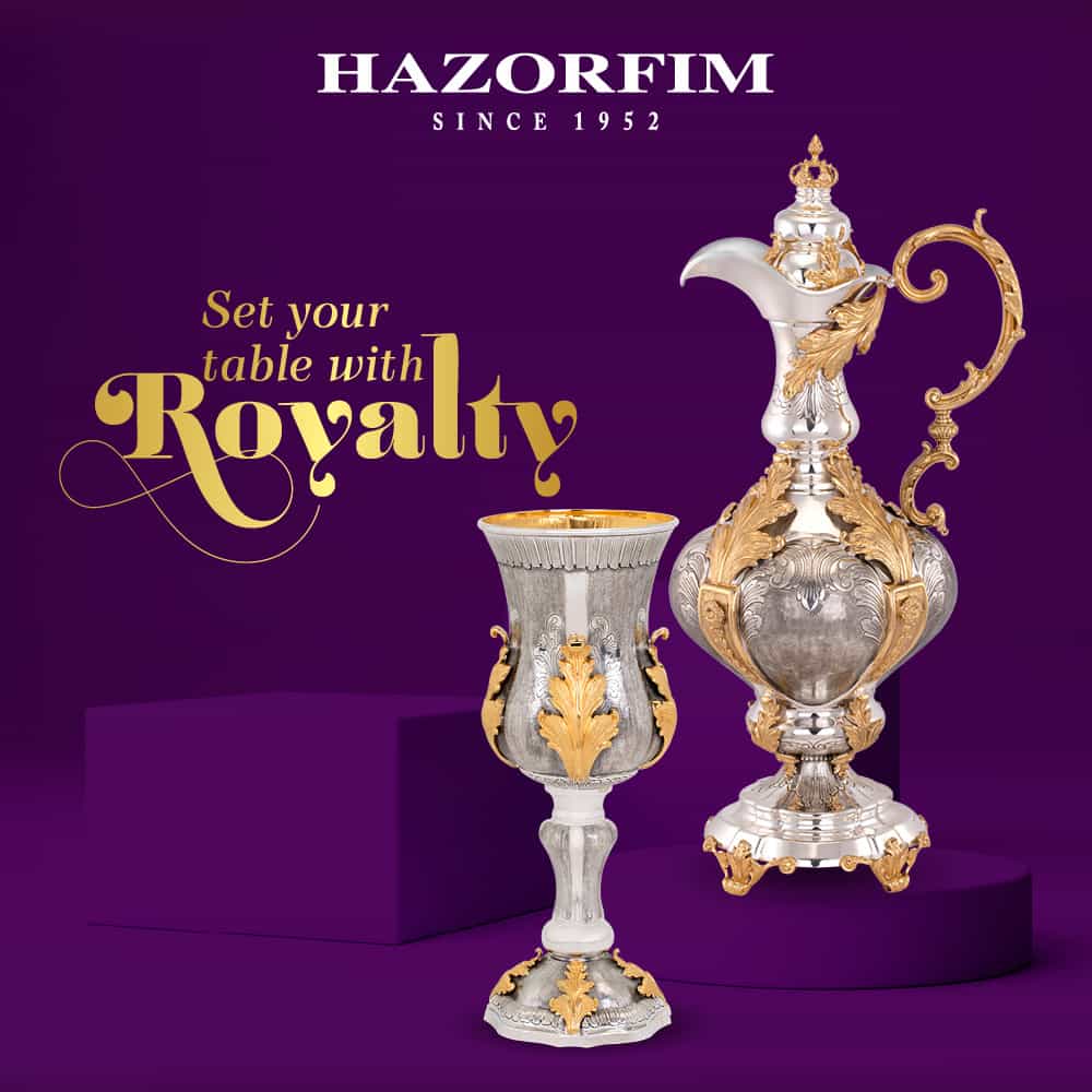 Hazorfim Pesach Sale - Set Your Table With Royalty! - DansDeals.com