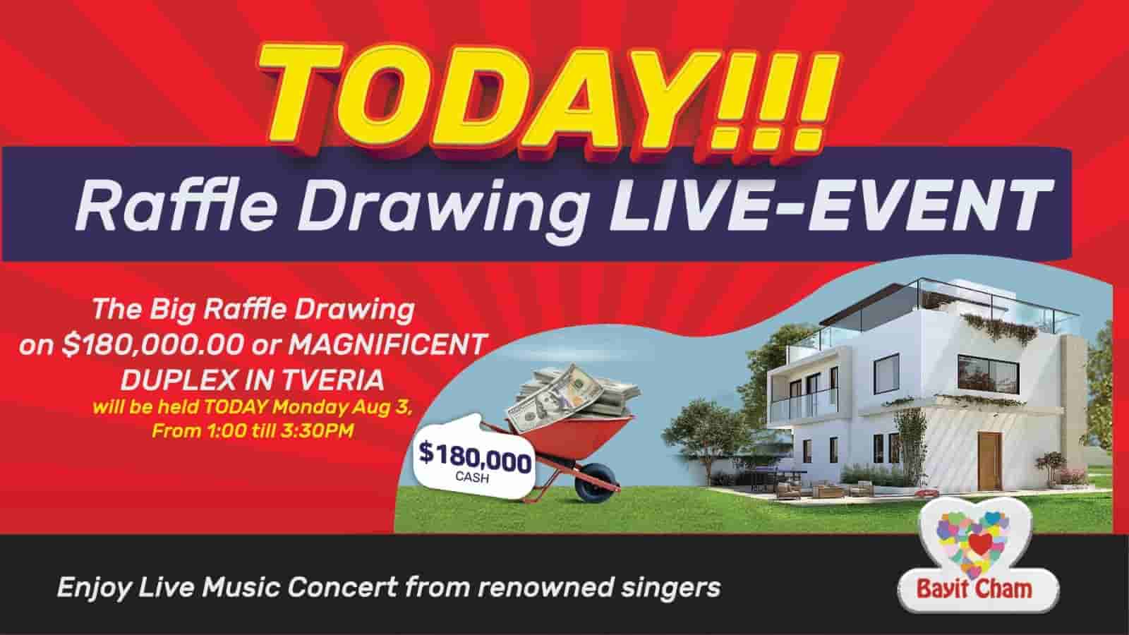 Watch Live: Drawing In 1 Hour! Buy Your Raffle Tickets Now To Win ...