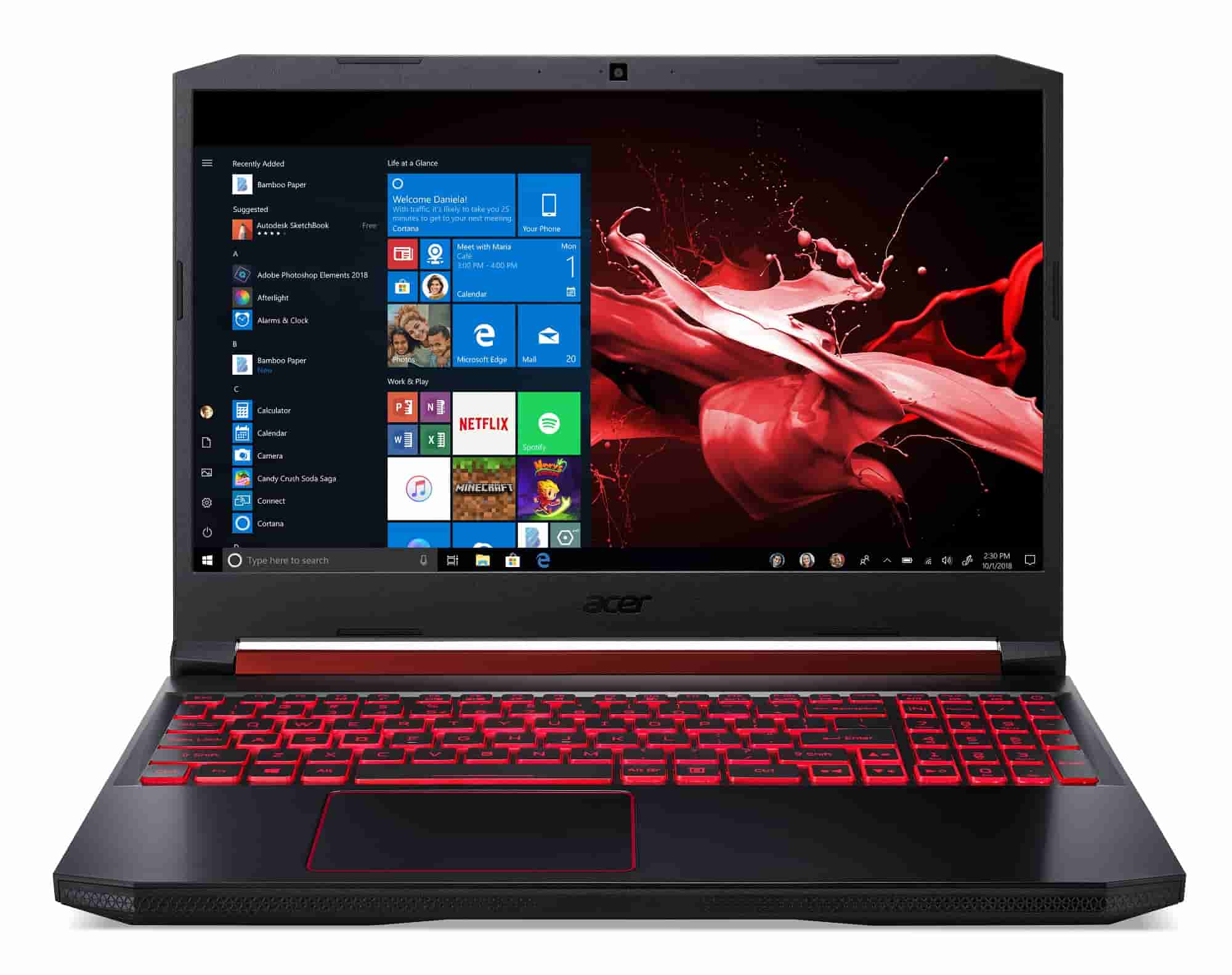 Acer Nitro 5 15.6" Full HD 144Hz IPS Display Core i5, NVIDIA RTX 2060 ...