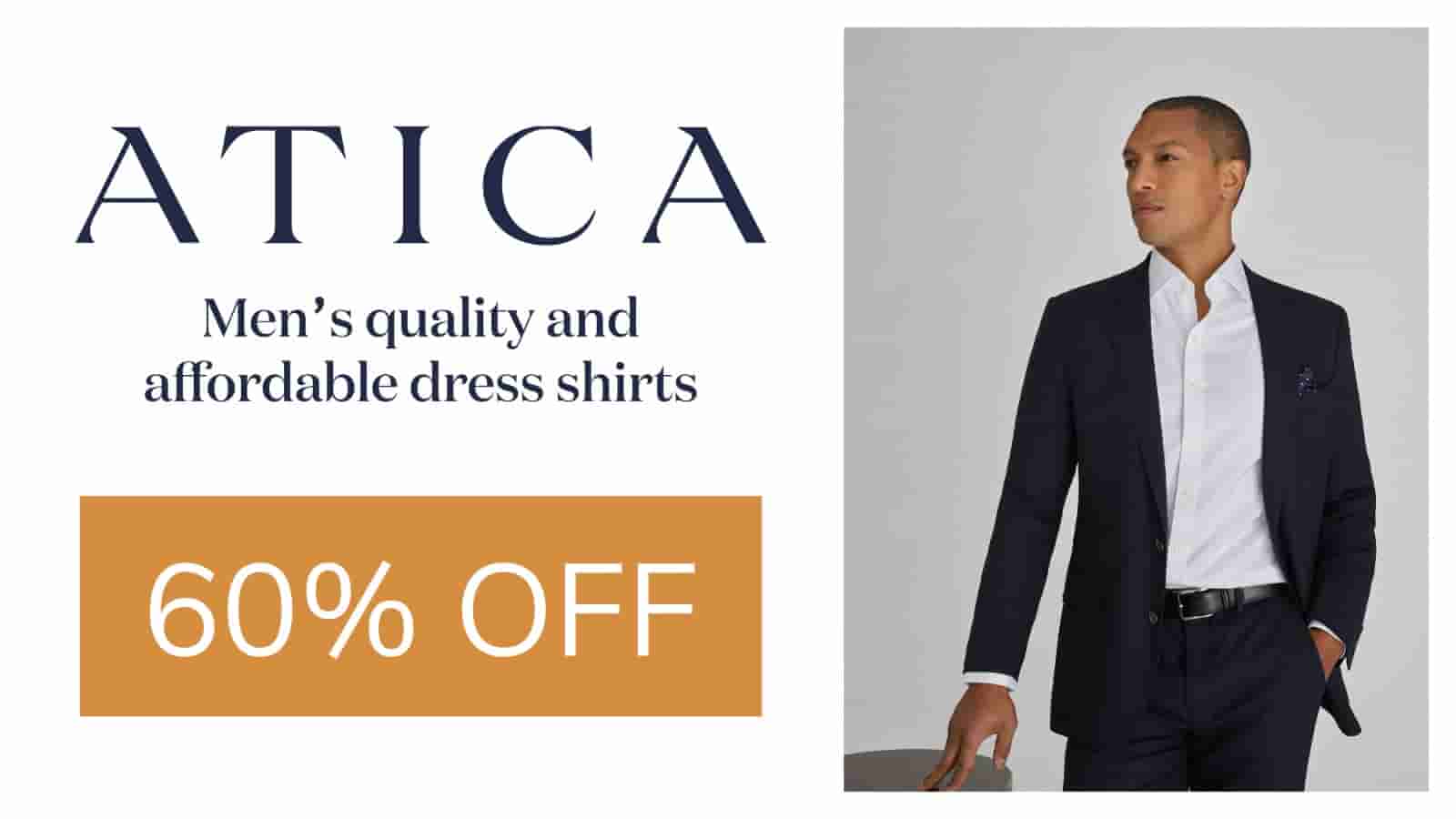 Start Your Yom Tov In Style. Take 60% Off + Free Shipping And Returns From ATICA Men’s Shirts ...