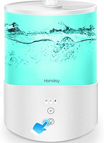 Homasy ColorMist 2.5L Cool Mist Humidifier And Essential Oil Diffuser ...
