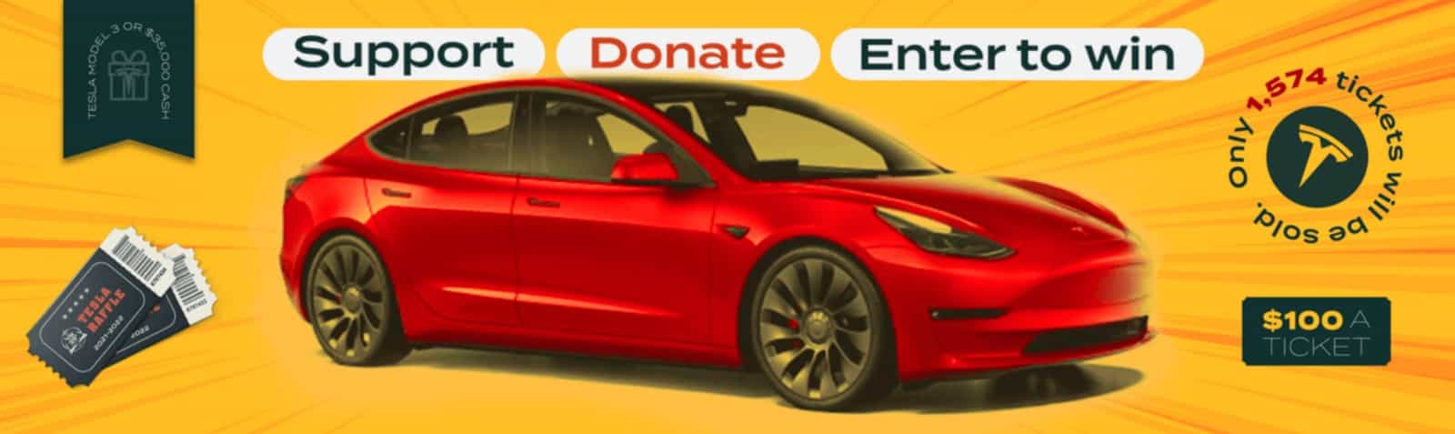 Win A Tesla For Only $100! Limited Raffle! - DansDeals.com