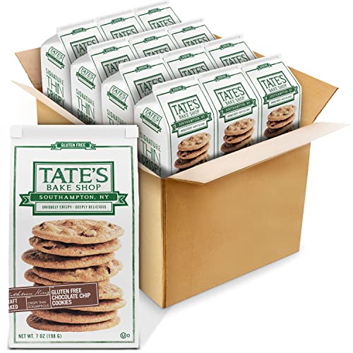 12 Boxes Of Tate's Bake Shop Gluten Free Chocolate Chip Cookies (OU ...