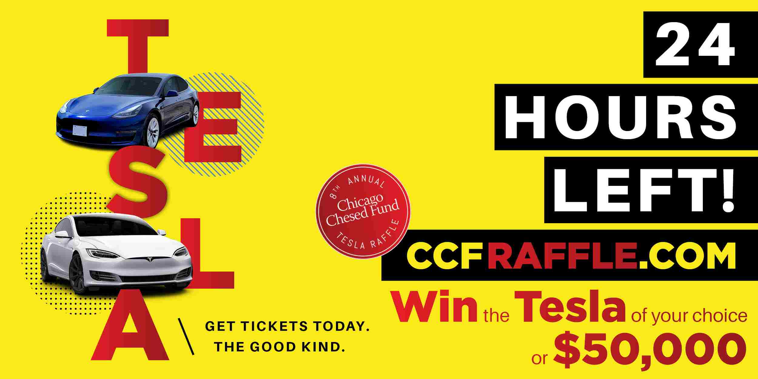 Only 1 Day Left To Win The Tesla Of Your Choice – Limited Tickets ...