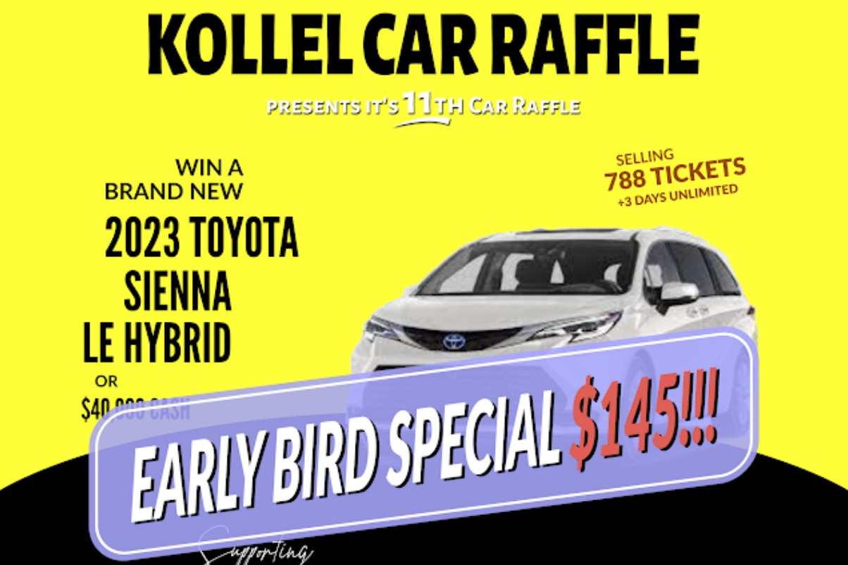 Early Bird Special! Win A 2023 Toyota Sienna LE Hybrid Or $40,000 From ...