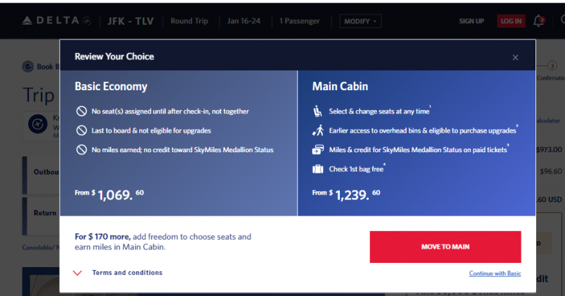 Delta Launches Basic Economy Fares On Nonstop Flights From North ...