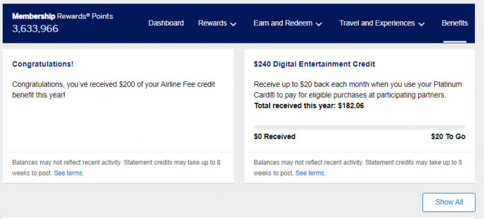 [Final Week!] Check The Updated AMEX Platinum Benefits Tracker To Make ...