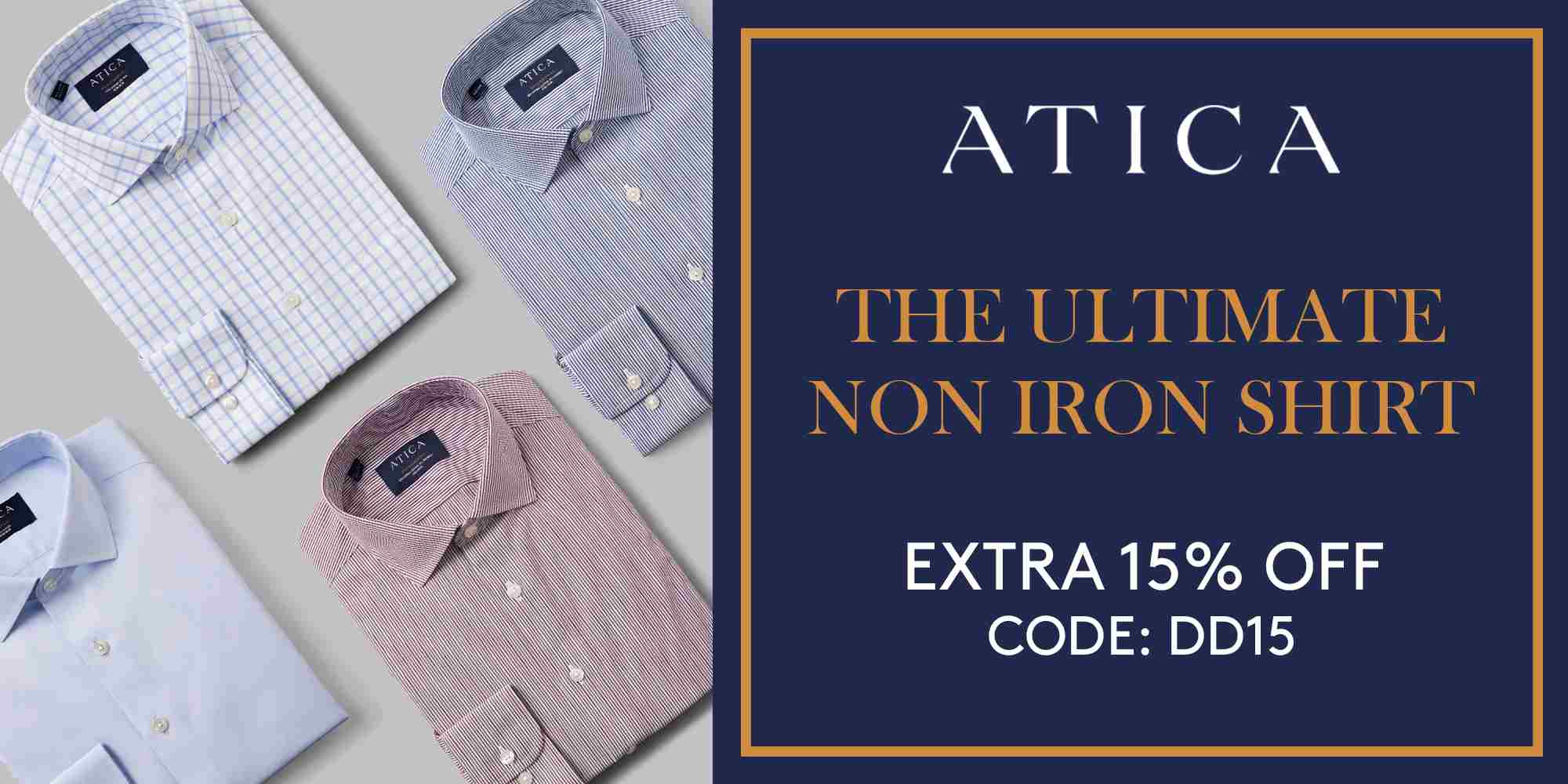 Pre-Pesach Special At Atica! Shop ATICA’s Non-Iron Shirts With Incredible Discounts! - DansDeals.com