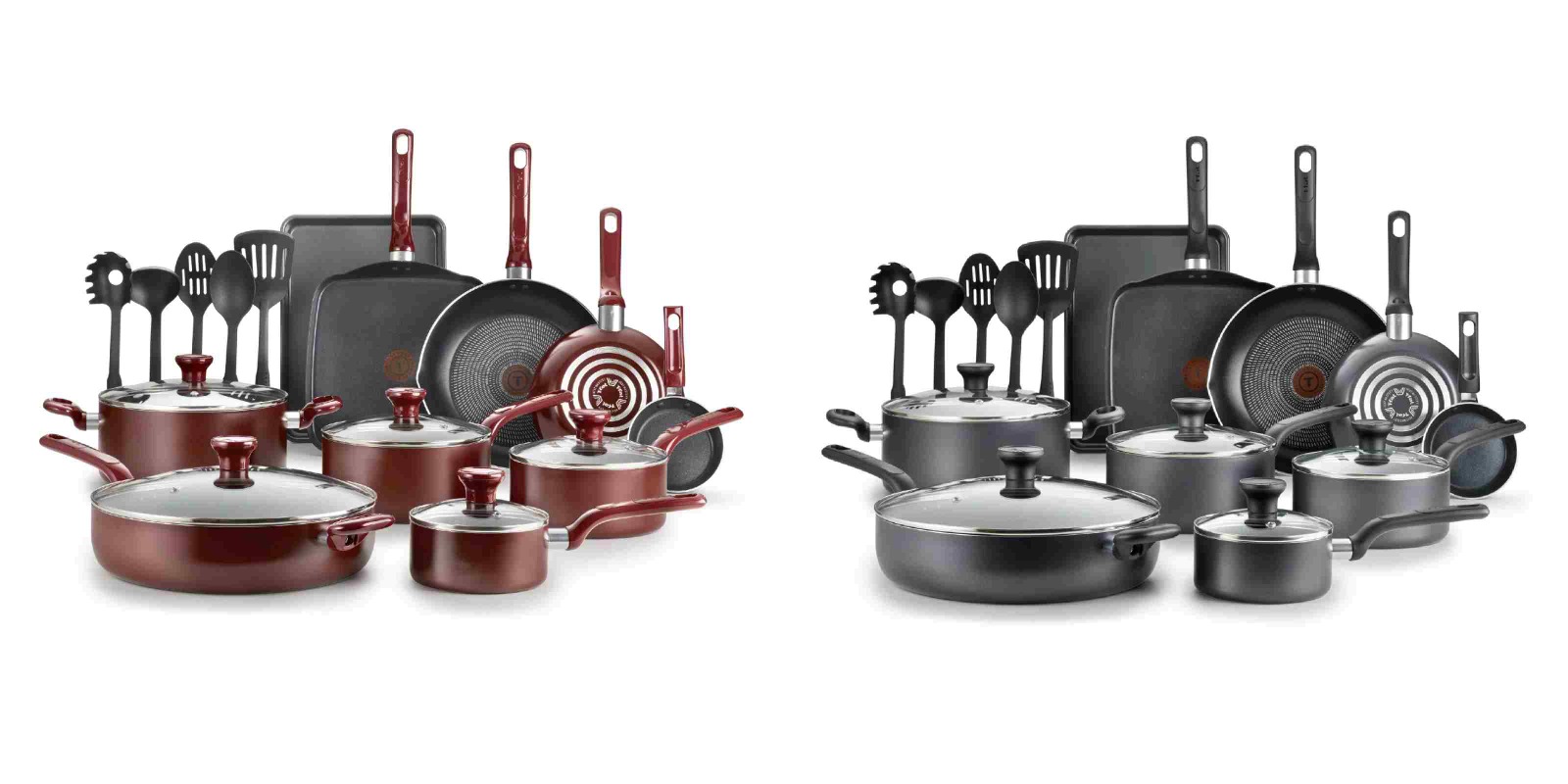 T-fal Easy Care Nonstick 20 Piece Cookware Set For Just $79 Shipped ...