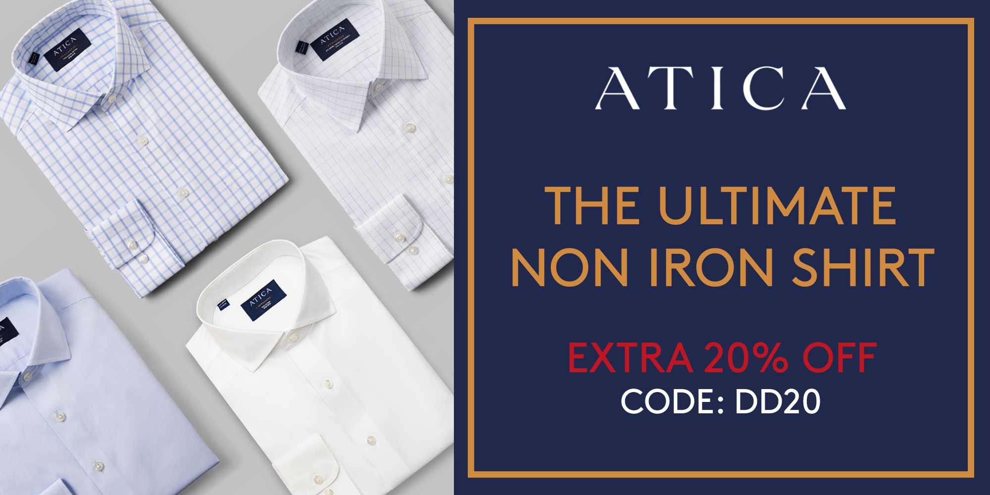 Last Call! Get Your ATICA Non-Iron Shirts With Incredible Discounts In ...