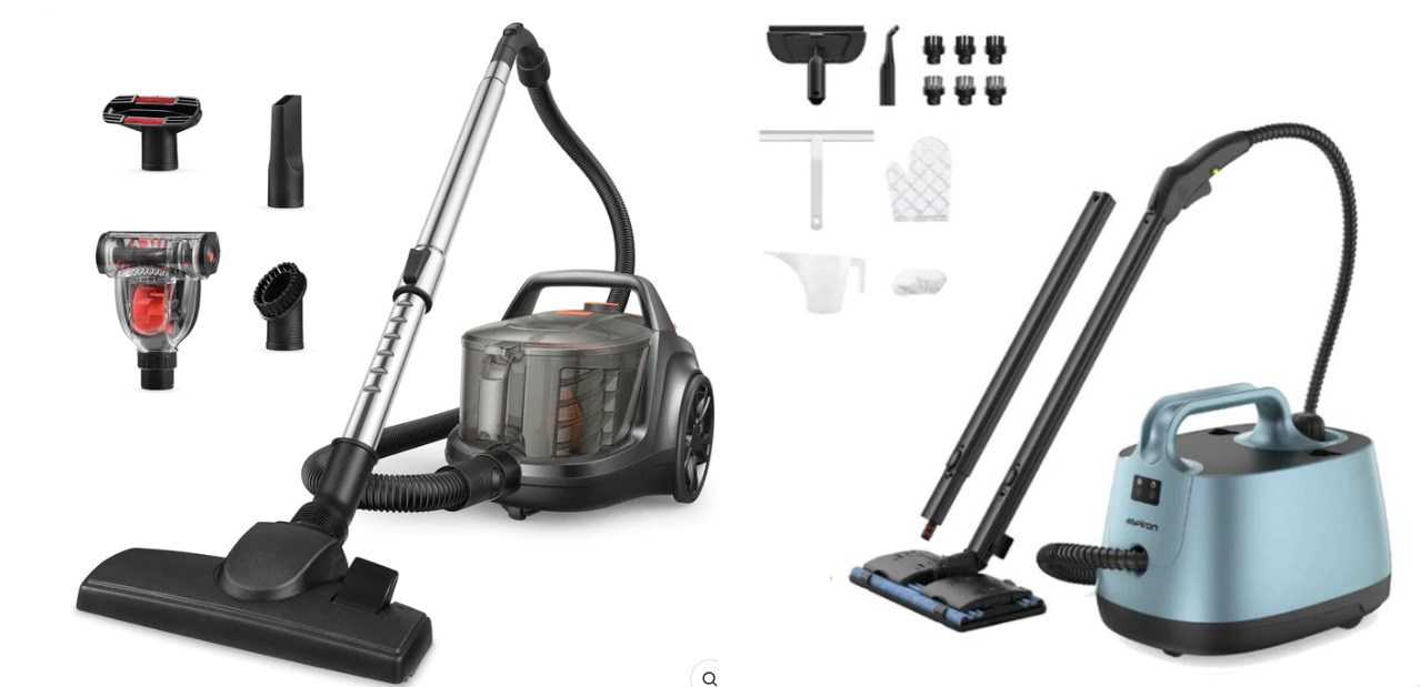 Save On Aspiron Canister Steam Cleaner And Vacuum Cleaner! - DansDeals.com