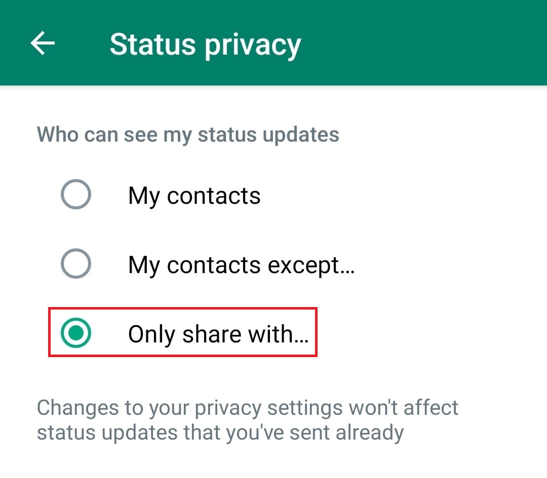 How To Set Your WhatsApp Status Setting To Private To Avoid Accidental ...