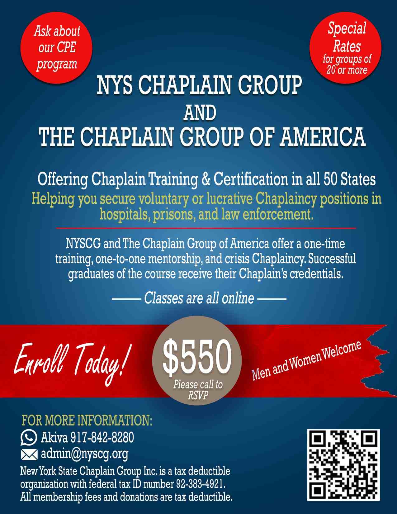 Chaplain Training In All 50 States! - DansDeals.com