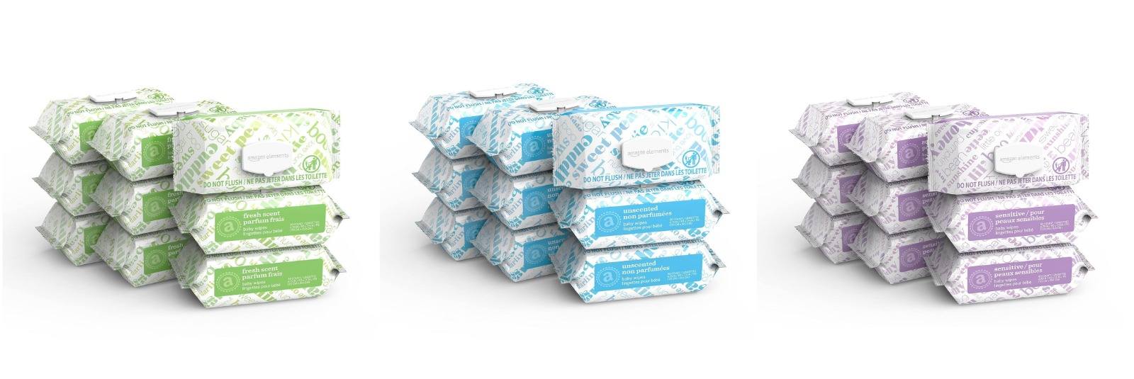 27 Packs Of Amazon Elements Baby Wipes For Just $34.83-$40.64 Shipped ...