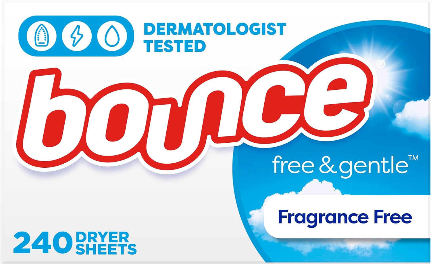 2 Boxes Of Bounce Fabric Free & Gentle Softener Dryer Sheets For Just ...