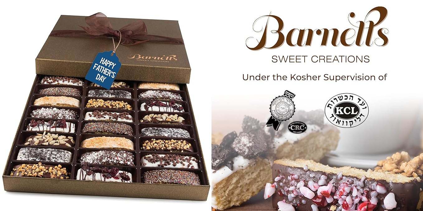Kosher Father's Day Gift Box: 24 Gourmet Biscotti Box From Amazon ...