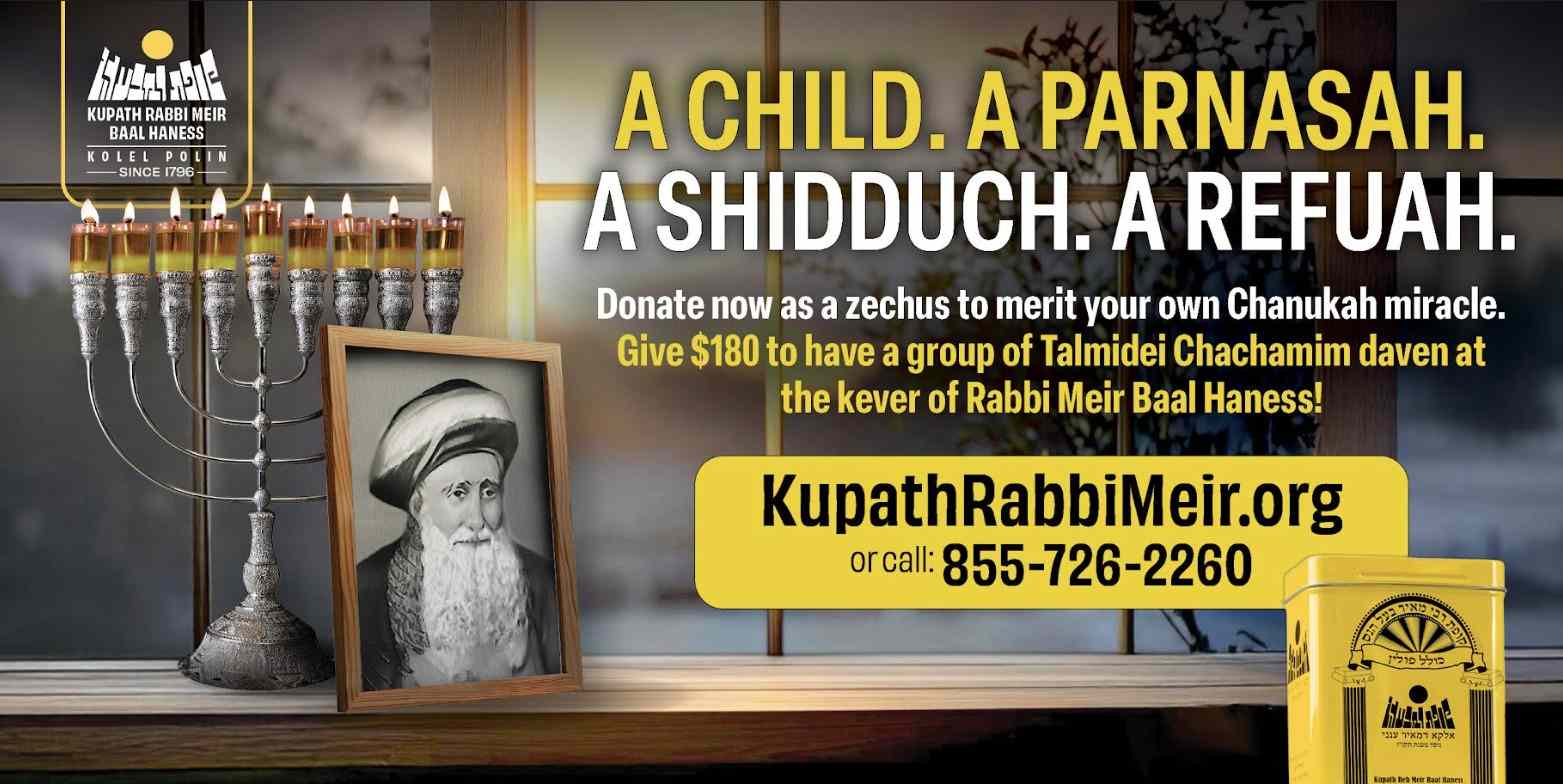 Seize This Powerful Segulah With Rabbi Meir Baal Haness - DansDeals.com