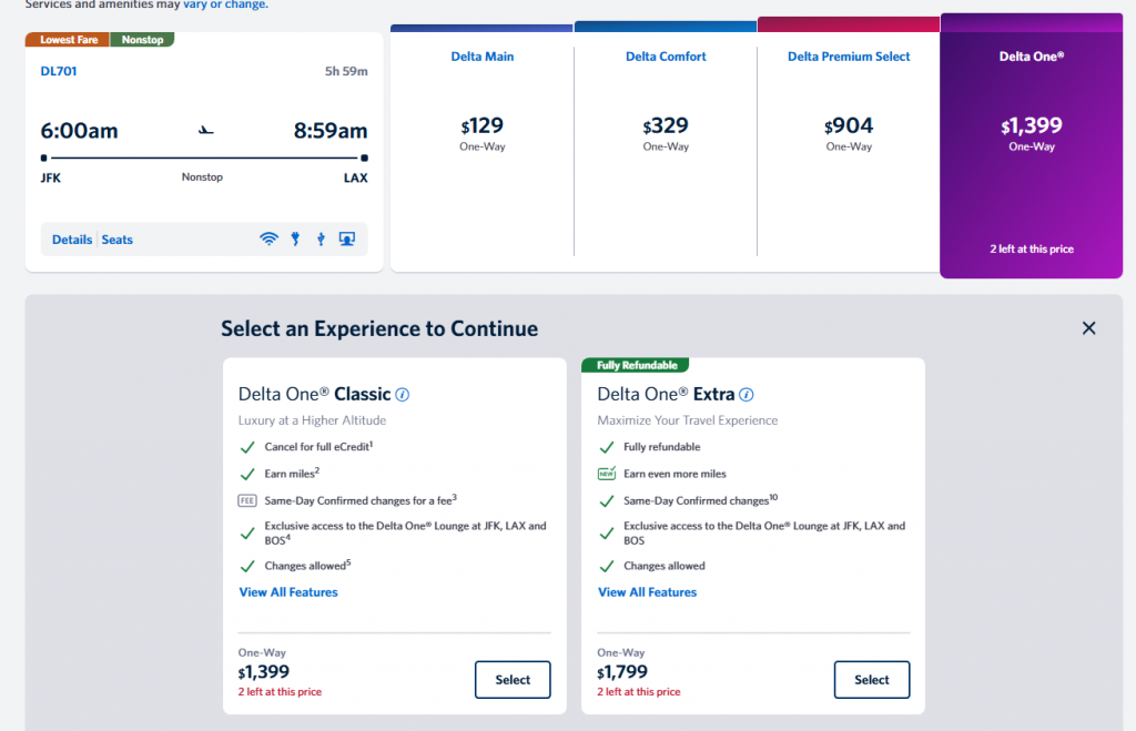 Race To The Bottom: Delta's New Fare Display Hides Non-Basic Pricing ...