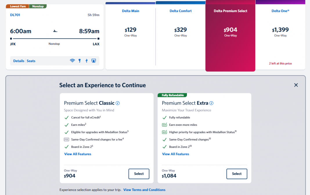 Race To The Bottom: Delta's New Fare Display Hides Non-Basic Pricing ...
