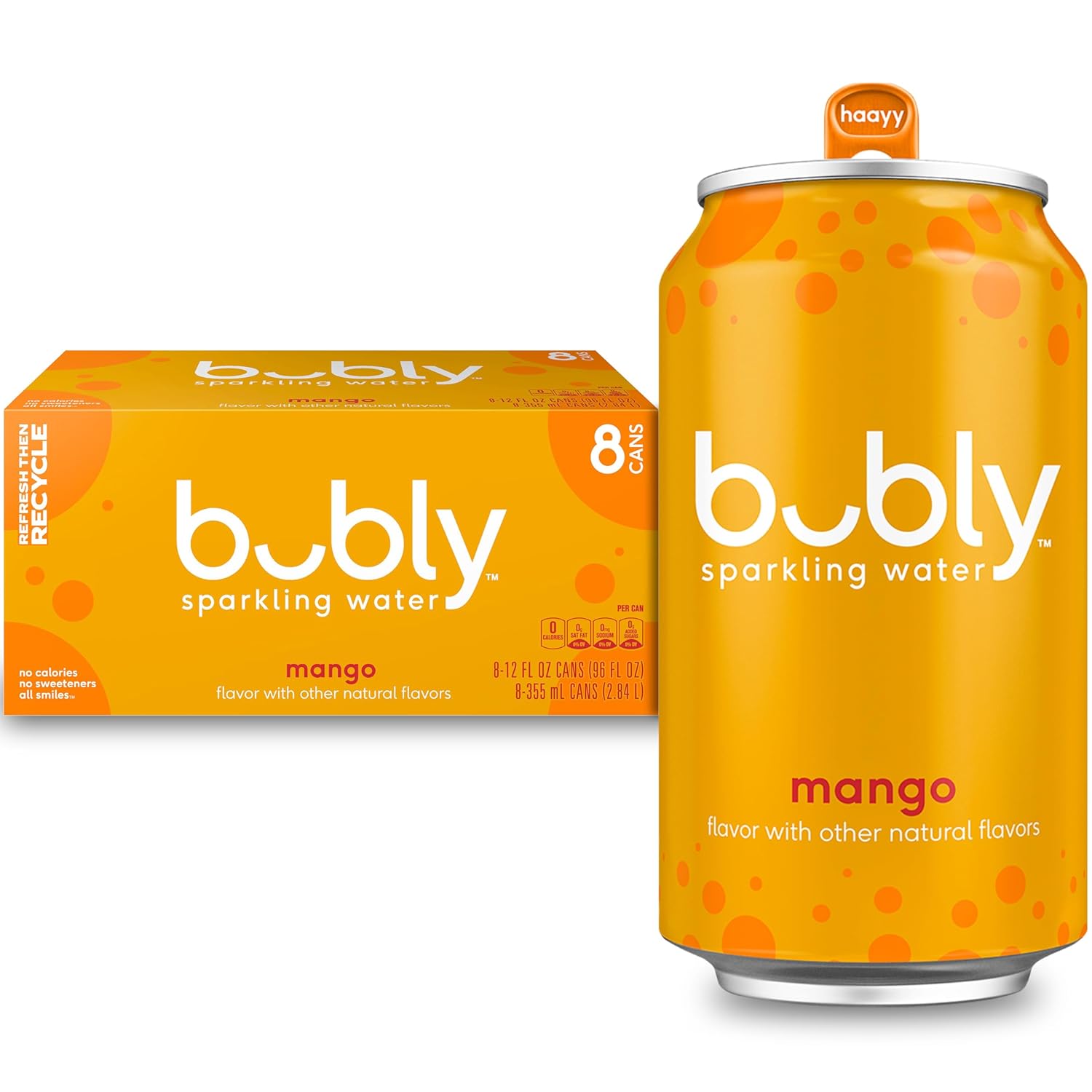 [New Flavors Now On Sale!] 24 Cans Of bubly Sparkling Water For $9.44 ...