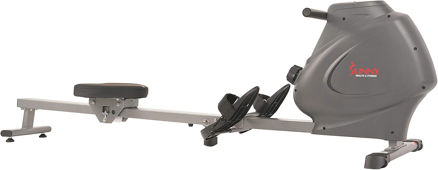 Sunny Health And Fitness Compact Folding Magnetic Rowing Machine With ...