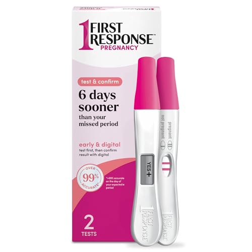 Set Of Digital And Line First Response Pregnancy Tests For $3.70-$4.69 ...