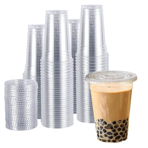 100 Pack Of 20oz Plastic Cups With Lids For $13.76-$15.38 Shipped From ...