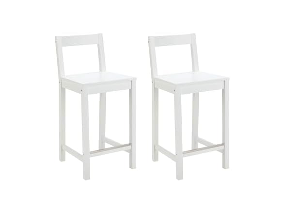 Set Of 2 Amazon Basics Wooden Bar Stool Chairs For $29.99 From Woot ...