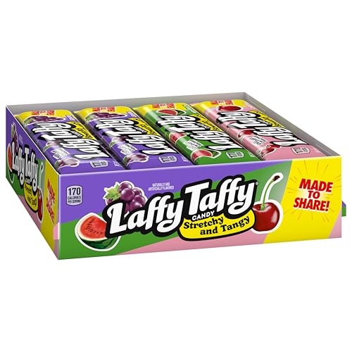 24 Pack Of Laffy Taffy Stretchy & Tangy Variety Candy Box For $16.24 ...