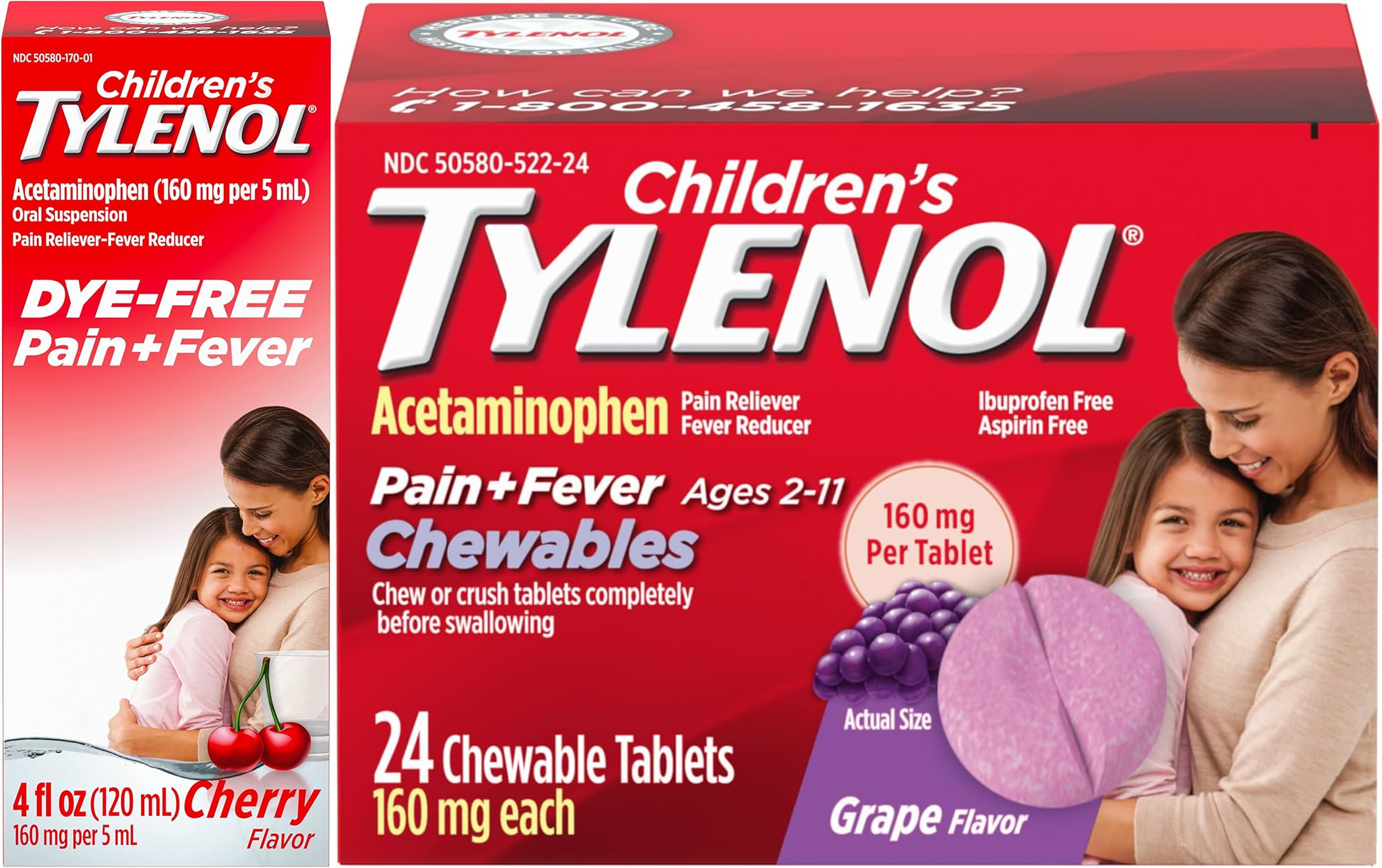 Children's Tylenol Liquid 4oz. Bottle Or Chewables Bottle For $4.54-$5. ...