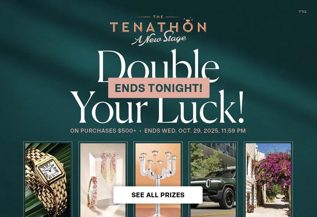 Ten Yad Auction – Double Your Luck! Expires In A Few Hours! - DansDeals.com