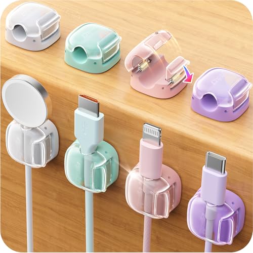 8 Pack Of Cord Holder Cable Clips For $3.99 From Amazon - DansDeals.com