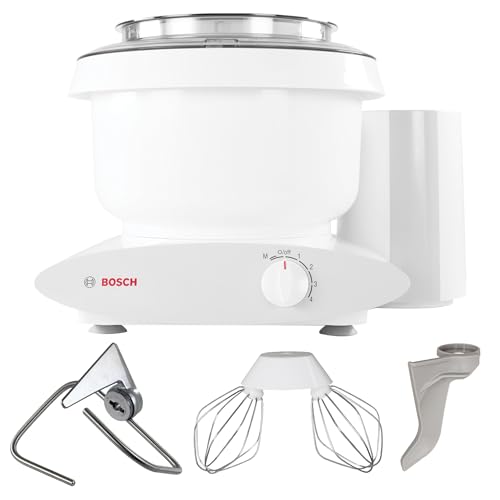 Bosch Universal 6.5 Quart Plus Stand Mixer With NutriMill Dough Hook ...
