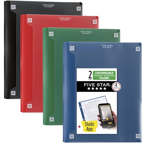 4 Pack Of Five Star 2-Pocket Folders For $4.37 From Amazon - DansDeals.com