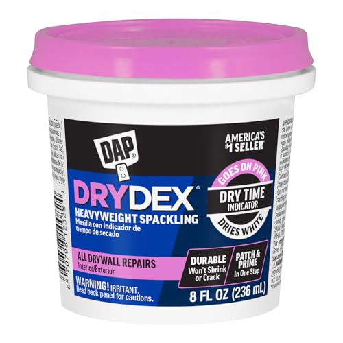 DAP DryDex Dry Time Indicator Heavyweight Spackling Drywall Repair 8oz ...