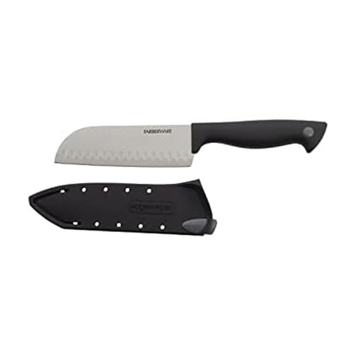 Farberware Edgekeeper 5" Santoku High Carbon-Stainless Steel Knife With ...