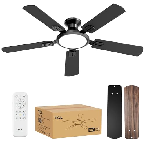 TCL 52" Low Profile Ceiling Fan With Light For $69.59 Shipped From ...