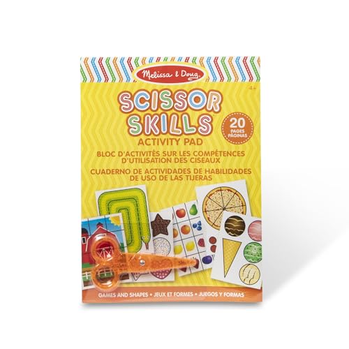 Melissa & Doug Scissor Skills Activity Book With Pair Of Child-Safe ...