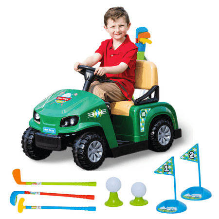 Flybar Golf Cart 6V Ride-On Car Set For $40 From Walmart - DansDeals.com