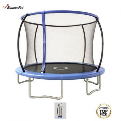Sportspower BouncePro 10′ Trampoline With Jump Mat And Safety Net For ...